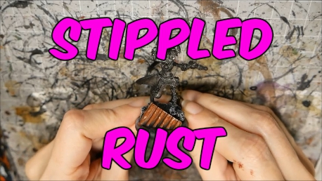 Video: How to Paint Miniatures – Stippled Rust – Aella13 Miniatures ...